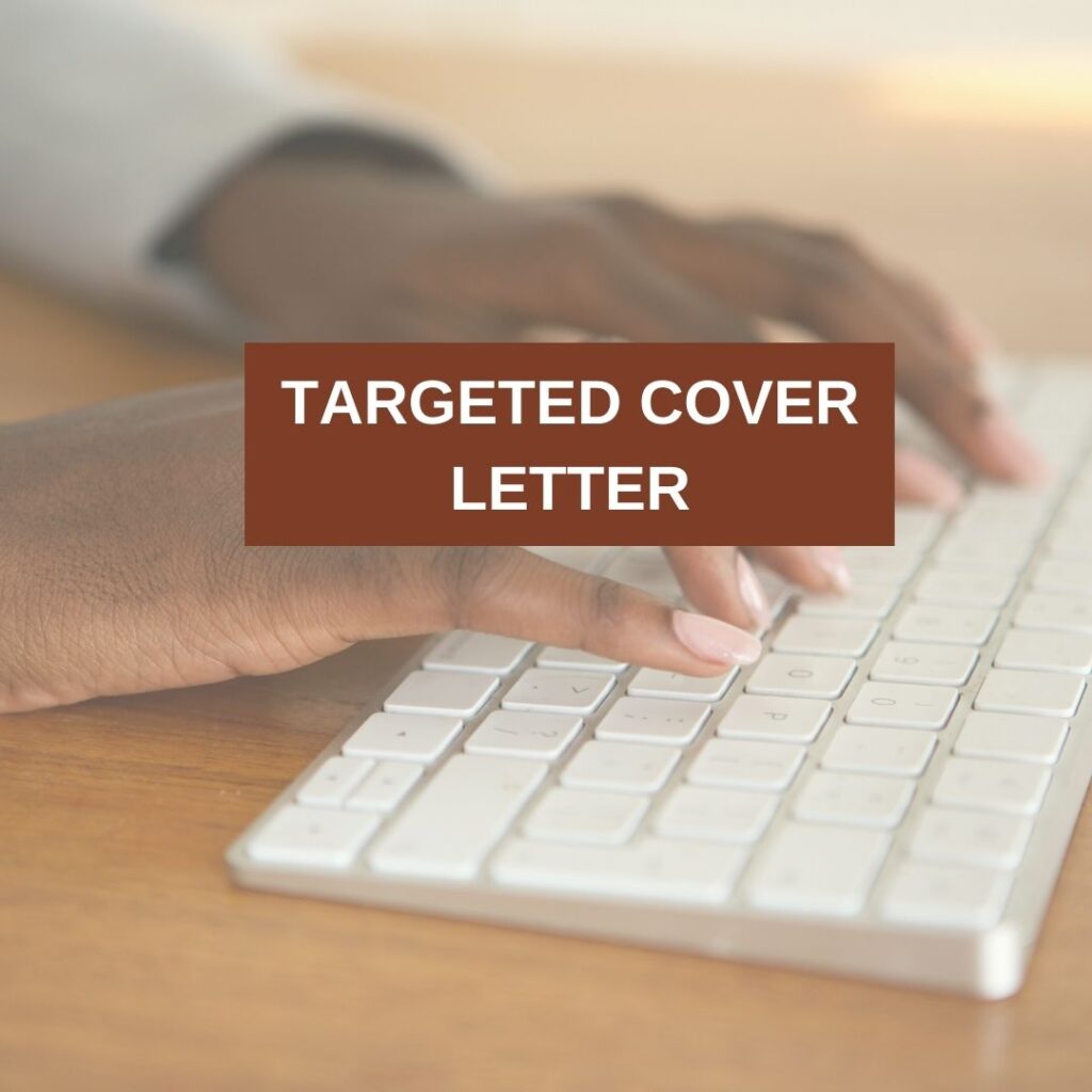 Targeted Cover Letter - Career Advising Hub